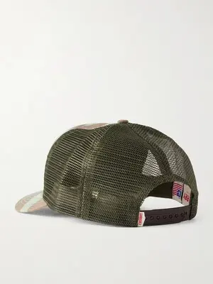 CHERRY LOS ANGELES Eagle Logo-appliquéd Trucker Cap