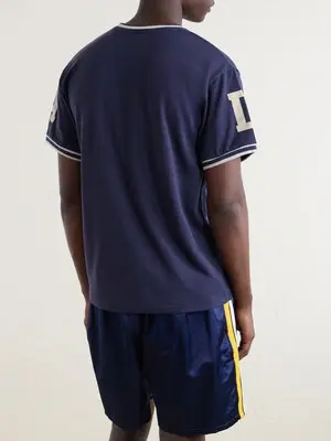HUMAN MADE Logo-print Jersey T-shirt - Blue