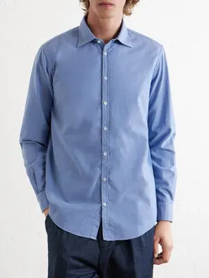 Massimo Alba Genova Cotton-chambray Shirt