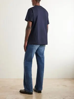 JIL SANDER Three-pack Logo-appliquéd Cotton-jersey T-shirts