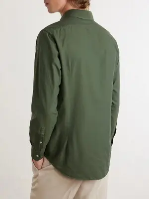 Massimo Alba Genova Cotton-chambray Shirt