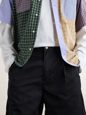 HUMAN MADE Skater Straight-leg Twill Shorts With Logo Detail