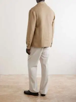 Polo Ralph Lauren Linen And Cotton-blend Woven Blazer