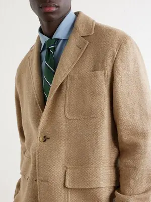 Polo Ralph Lauren Linen And Cotton-blend Blazer
