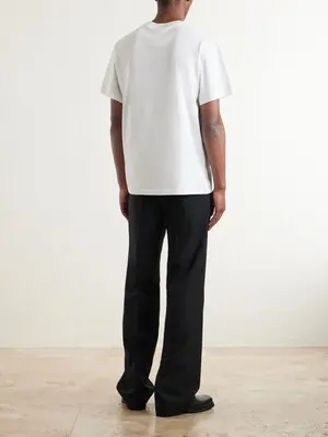 JIL SANDER Three-pack Logo-appliquéd Cotton-jersey T-shirts