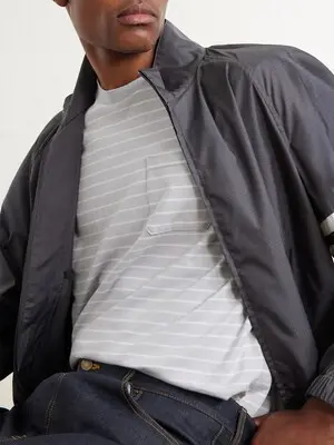 Thom Browne Striped Cotton Jersey T-shirt