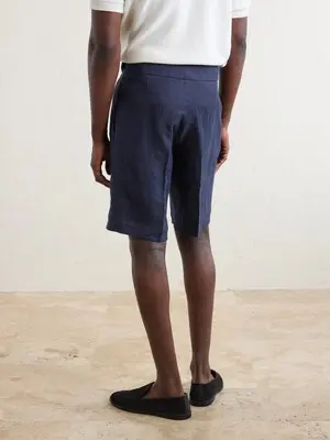 Anderson & Sheppard Gurkha Straight-leg Wool-blend Shorts