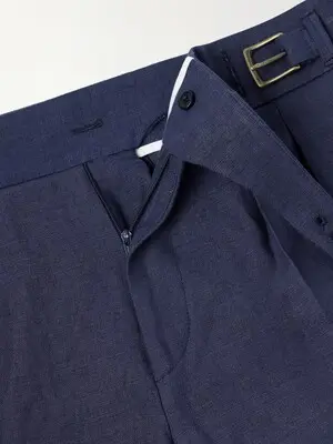 Anderson & Sheppard Gurkha Straight-leg Wool-blend Shorts