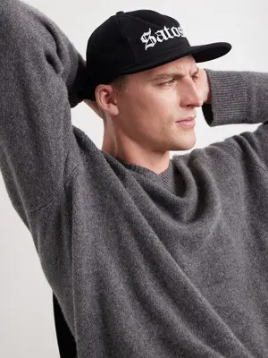 SATOSHI NAKAMOTO Og' Embroidered Cotton Canvas Baseball Cap