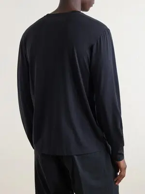 TOM FORD Slim-fit Lyocell And Cotton-blend Jersey T-shirt - Black
