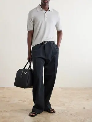 TOM FORD Cashmere And Silk-blend Polo Shirt