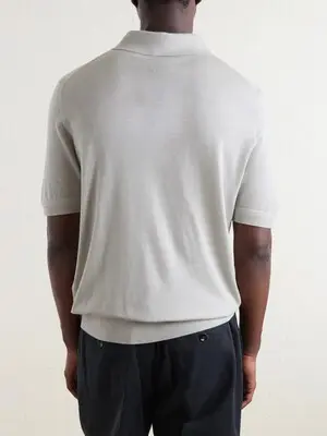 TOM FORD Cashmere And Silk-blend Polo Shirt