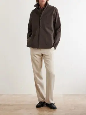 Massimo Alba Florida Cotton-blend Moleskin Overshirt