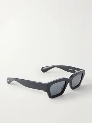 Oliver Spencer X Jil Sander Edition 6 Square-frame Sunglasses - Black