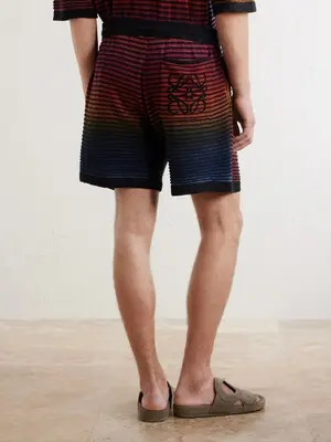 Loewe Striped Knit Shorts