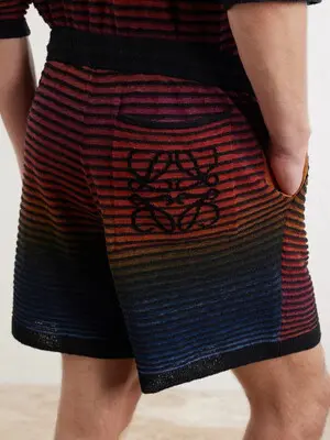 Loewe Striped Knit Shorts