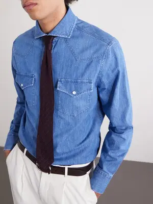 Brunello Cucinelli Denim Shirt