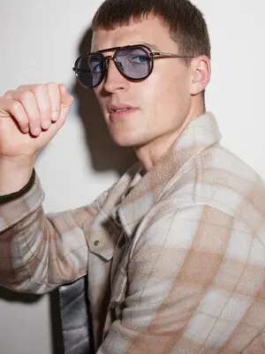 JACQUES MARIE MAGE Commander Aviator Sunglasses
