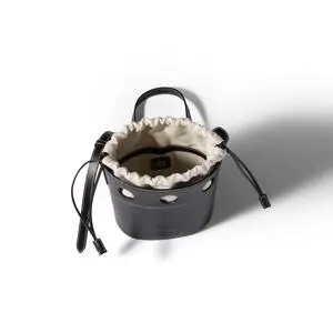 Miu Miu Leather Bucket Bag - Black