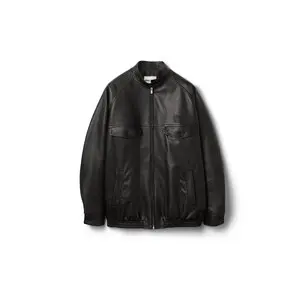 Miu Miu Nappa Leather Jacket - Black