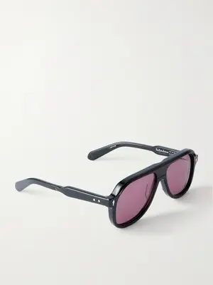 JACQUES MARIE MAGE Rocky Mountain Featherbed Teewinot Aviator Sunglasses
