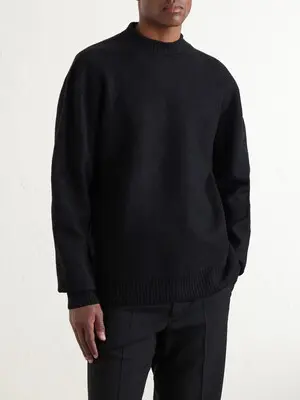 JIL SANDER Boiled Wool Sweater