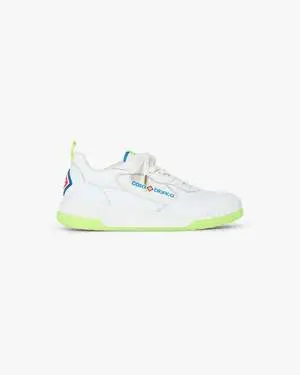 Casablanca Court White & Sneakers - Yellow