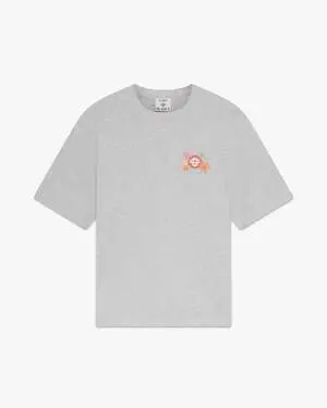 Casablanca Grey Collage D'icones Graphiques Short Sleeve T-shirt - Multicolor