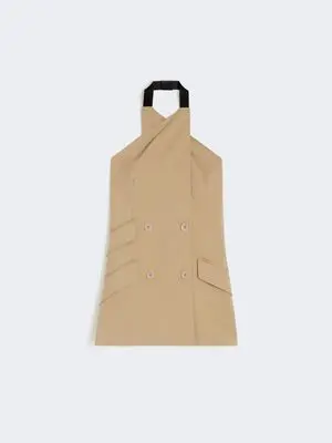 Max Mara Wool And Silk Poplin Sleeveless Jacket