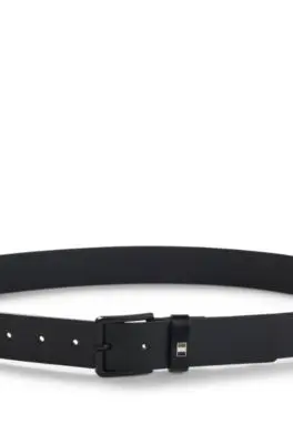 BOSS Leather Belt With Matte Hardware