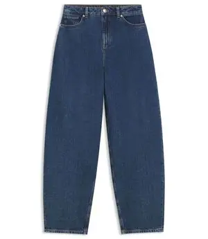 Hugo Barrel-leg Jeans In Japanese Denim - Blue