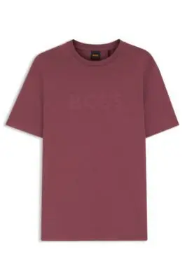 BOSS Regular-fit Cotton T-shirt With Modern Logo