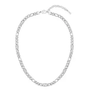 BOSS Figaro-chain Necklace With Double B Monograms