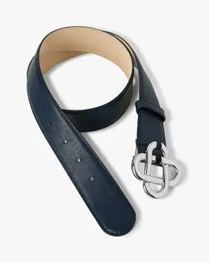 Casablanca Classic Leather Cc Logo Belt