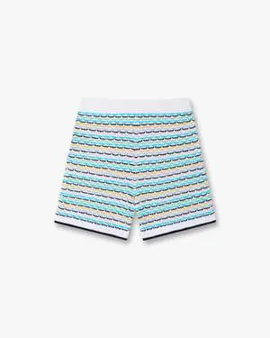 Casablanca Crochet Tuck Stitch Shorts