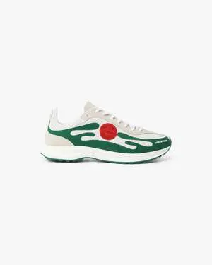 Casablanca White & Stade Sneaker - Green