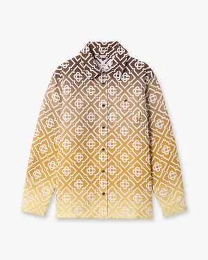 Casablanca Beige Gradient Monogram Shacket