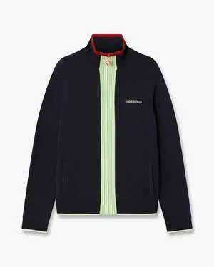 Casablanca Navy Merino Track Jacket - Multicolor