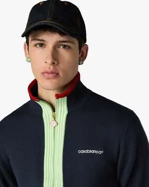 Casablanca Navy Merino Track Jacket