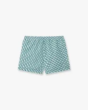 Casablanca Cubist Monogram Printed Swim Shorts