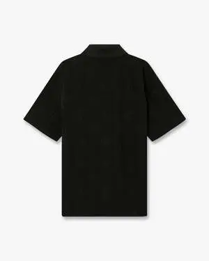 Casablanca Applique Monogram Short Sleeve Polo Shirt