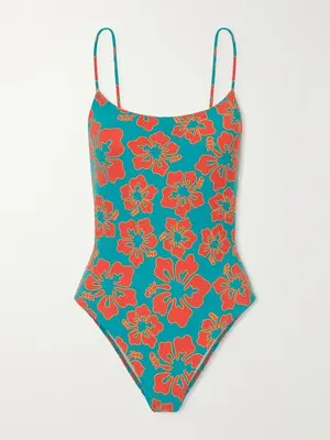 LIDO Lido Trentasei Printed Swimsuit Blue