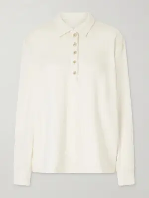 Citizens Of Humanity Fleece Polo Shirt - White