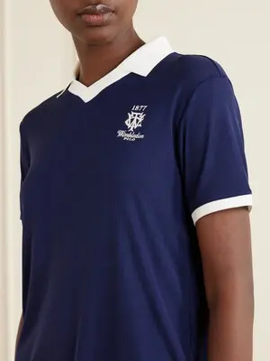 Polo Ralph Lauren Wimbledon Logo-embroidered Knit Polo Shirt