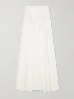 Norma Kamali Tulle Maxi Skirt - White