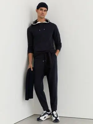 REISS Falmer Wool Tipped Hoodie