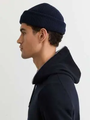 REISS Falmer Wool Tipped Hoodie
