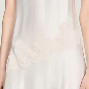 Sandro Asymmetric Satin-effect Dress