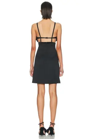 Marc Jacobs Satin Daisy Appliqué Dress