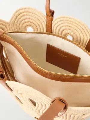 AQUAZZURA Artist Medium Raffia Tote